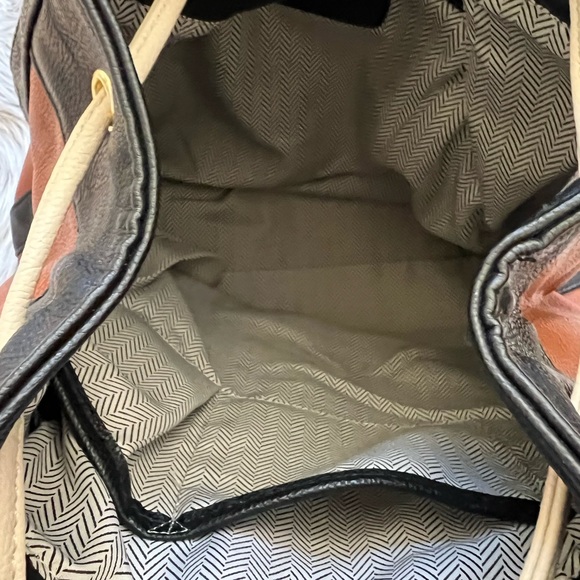 Steve Madden | Bags | Steve Madden Vegan Leather Colorblock Backpack ...